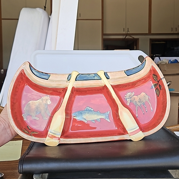 Susan Winget | Kitchen | Red Canoe Condiments Tray | Poshmark